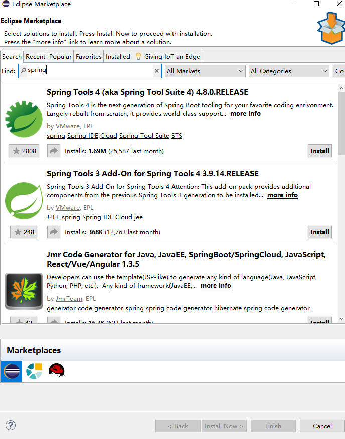 Eclipse4 16 Spring环境搭建 Elcipse4 16配置spring Csdn博客